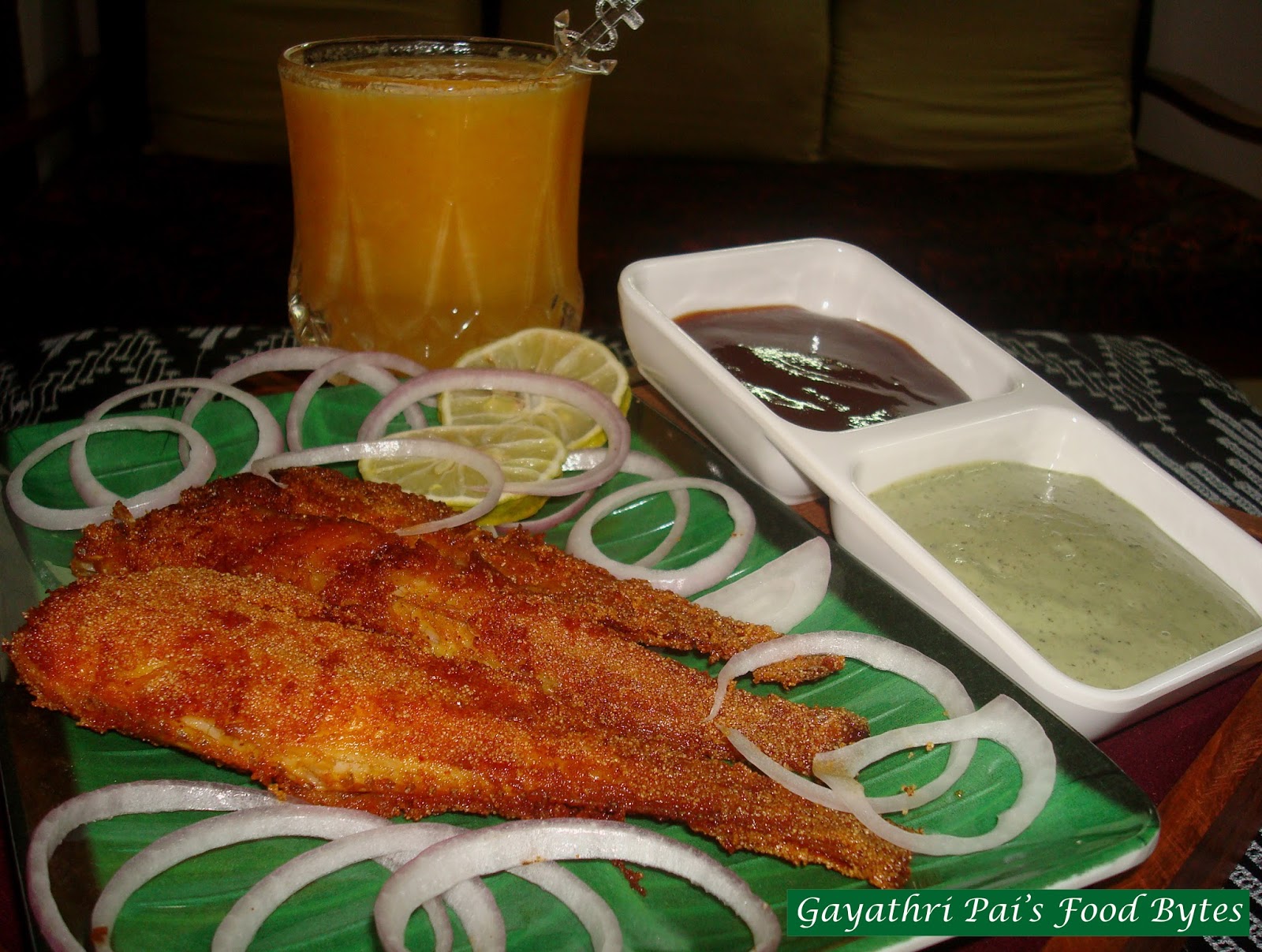 Gayathri Pai's Food Bytes: Kane / Noglekana / Lady Fish Fry