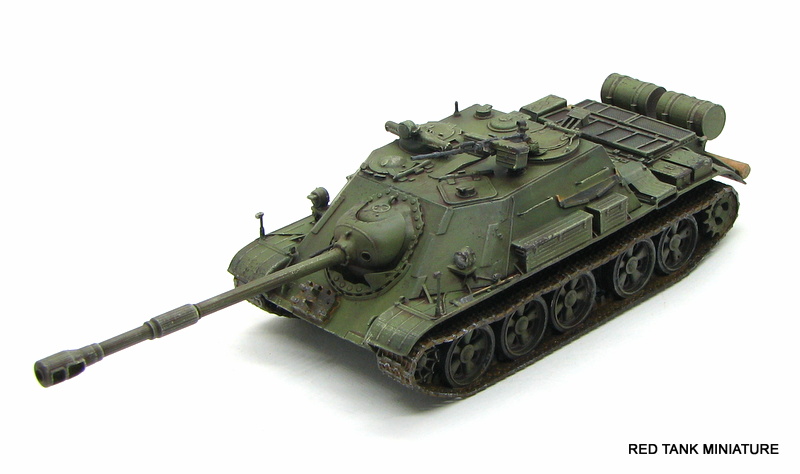 Gulumik Military Models: SU-122-54 Late #4 1/72 RED TANK MINIATURE