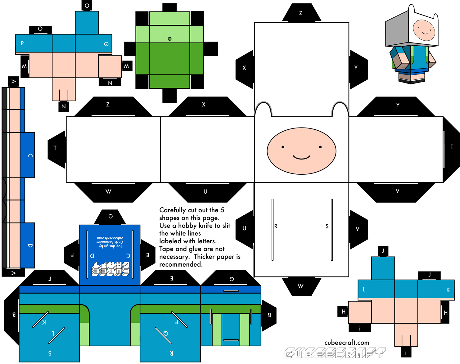 NINJA WORLD! "A Mouthful of Many Things": CUBEE CRAFT