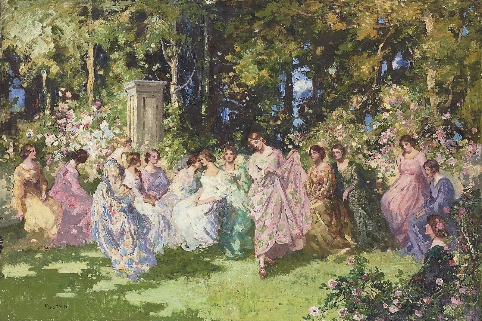 Thomas Edwin Mostyn | Edwardian Genre / Romantic painter | Tutt'Art ...