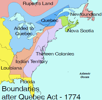 In American History: Quebec Act