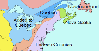 In American History: Quebec Act