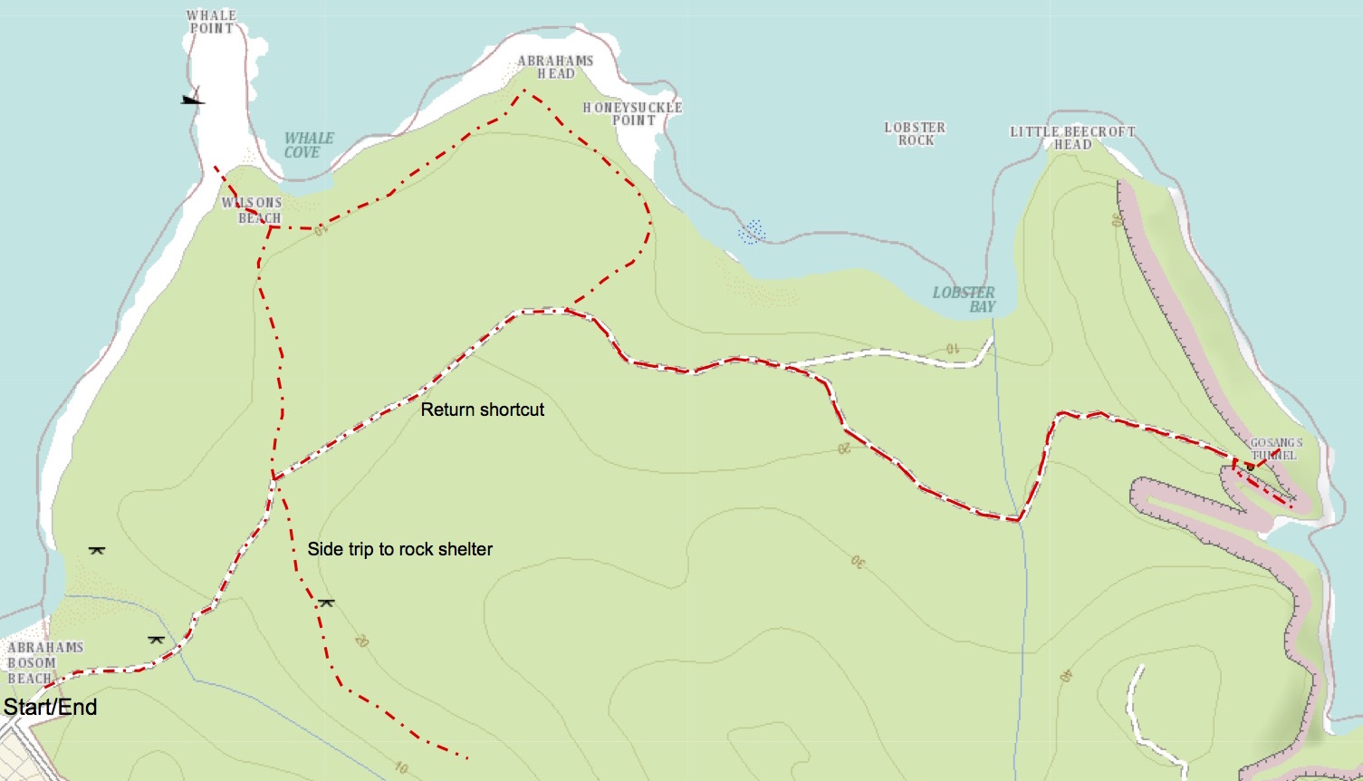 Phil's Bushwalking Blog: Abrahams Bosom Reserve: Gosangs Tunnel and ...