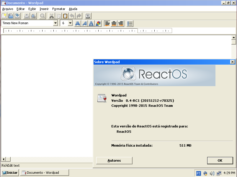 Análise: O React OS em 2015 - Bruno A. Vieira