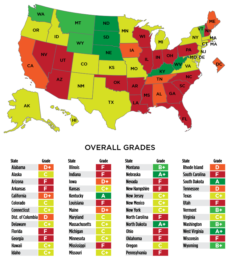 CURMUDGUCATION: The Most Pro-Privatization States