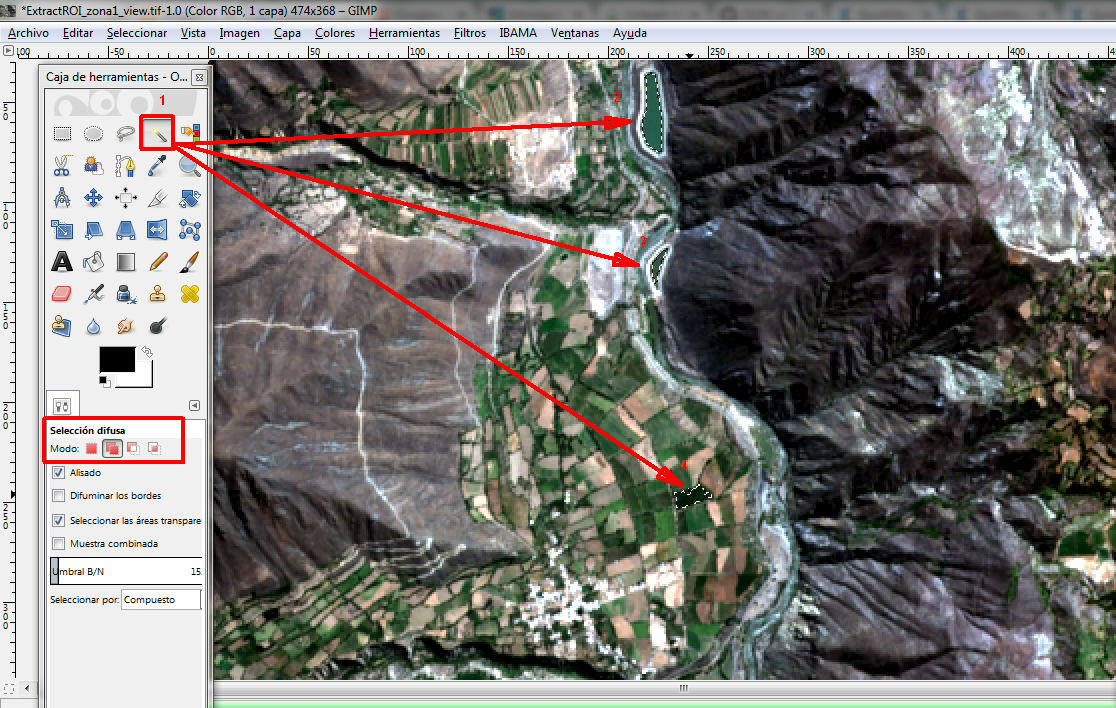 BLOG CARLOS CARBAJAL : QGIS + GIMP para vectorizar una Imagen del ...