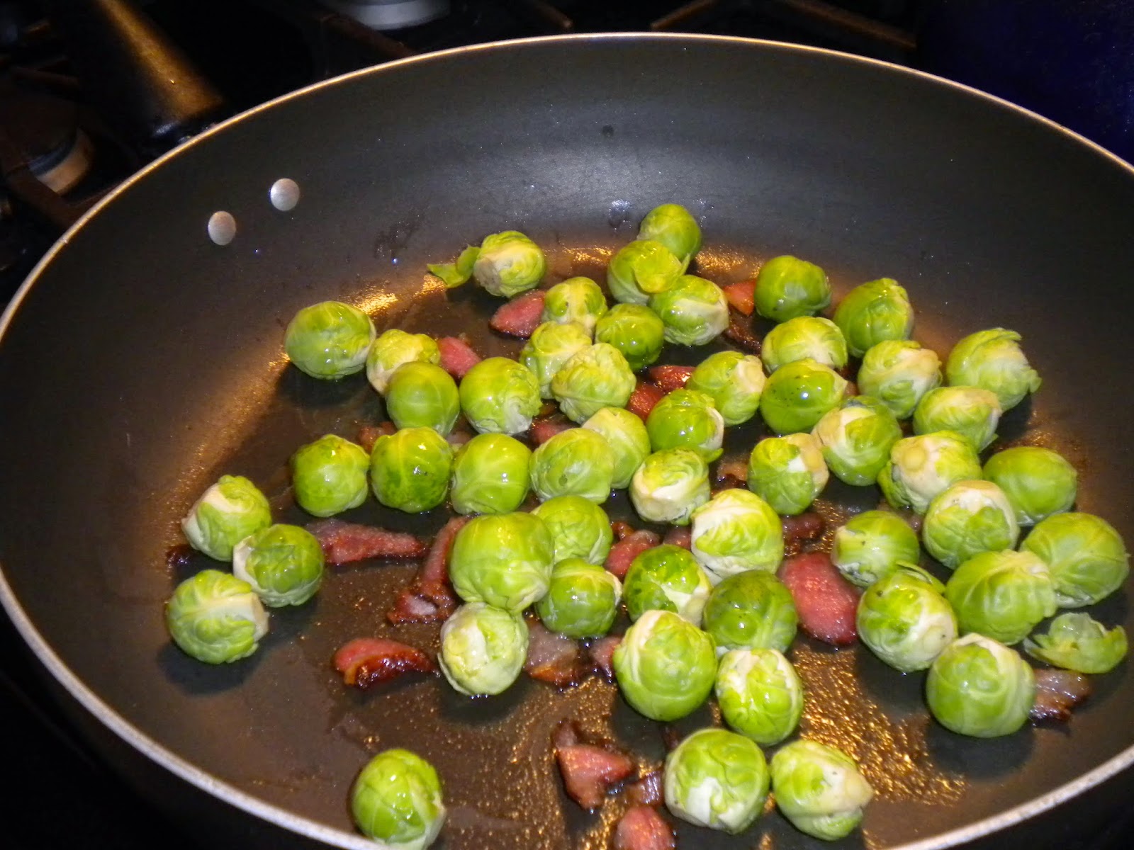 It's Just Cooking: Brussels Sprouts with Bacon and Garlic