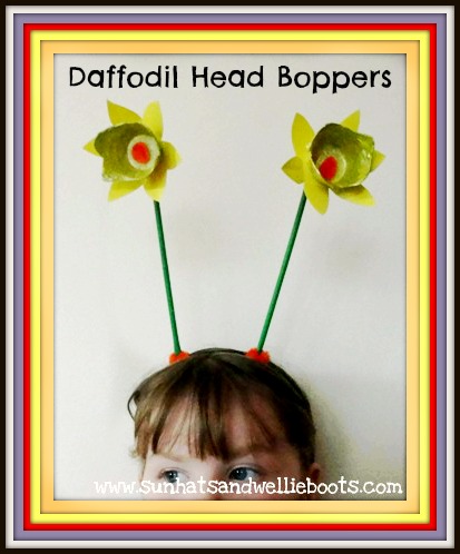Sun Hats & Wellie Boots: Daffodil Head Boppers