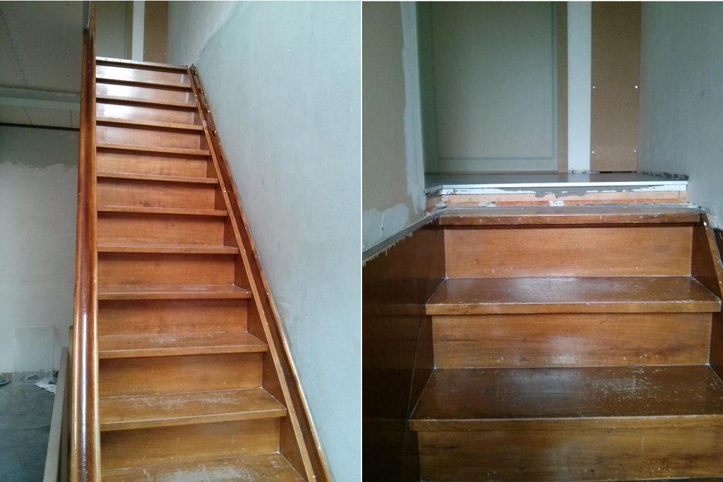 Ons Huisje: Oude trap in nieuw kleedje