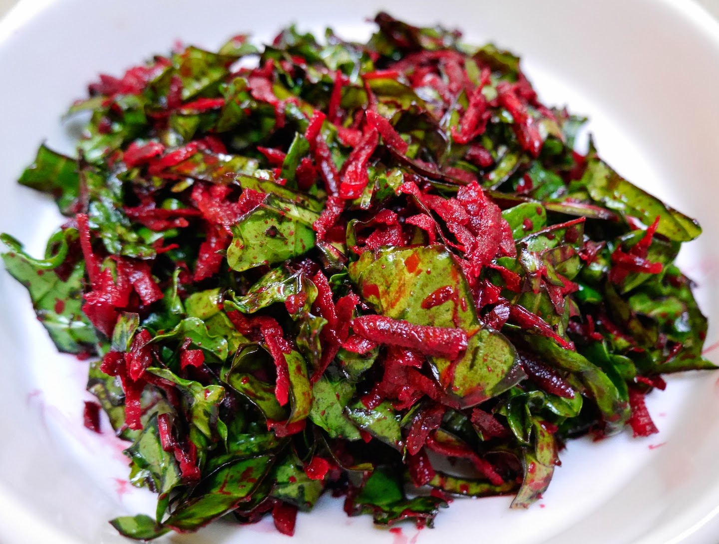 raw grated beet salad