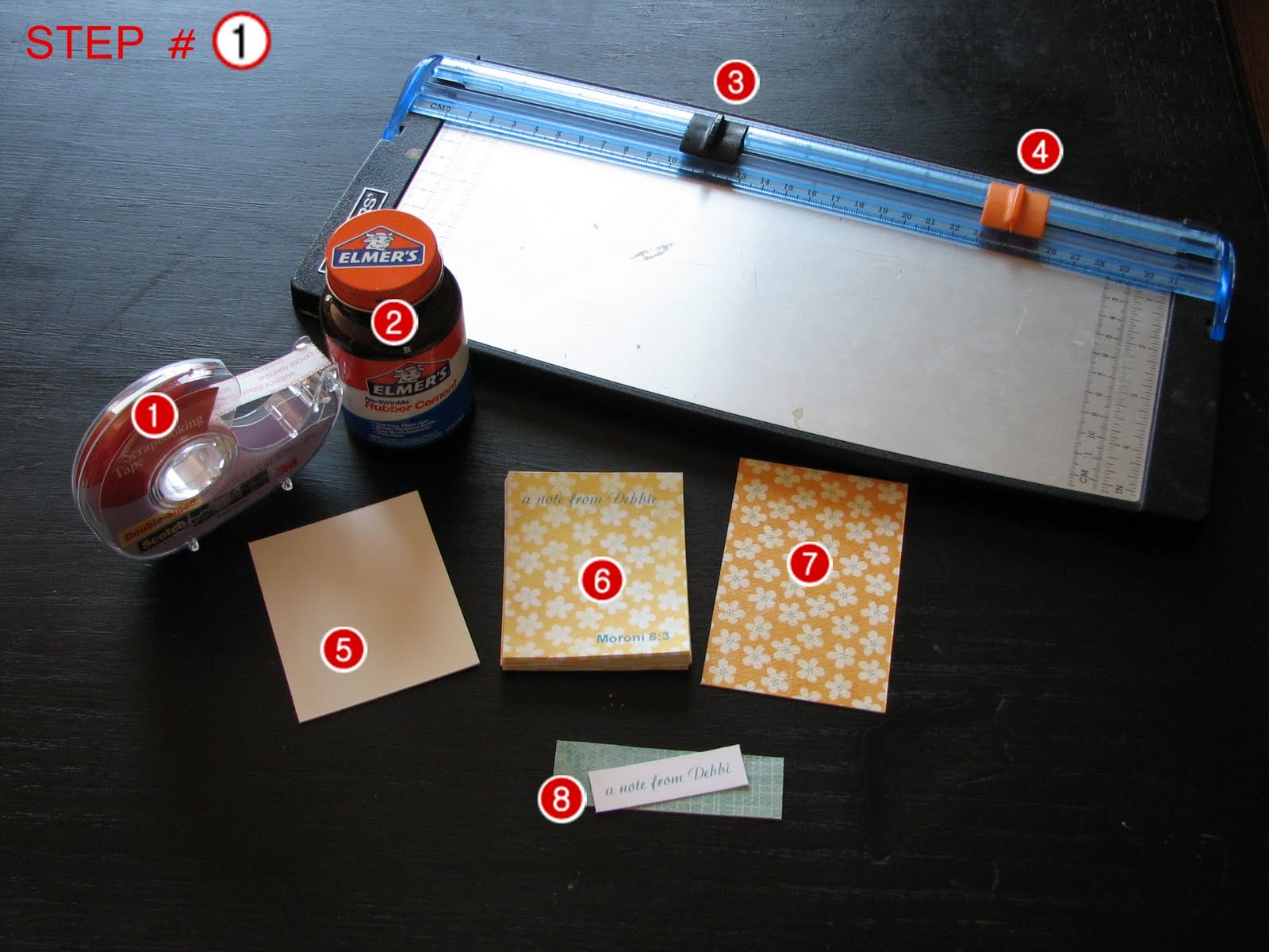 the laundry will wait: How to make a tear-out notepad