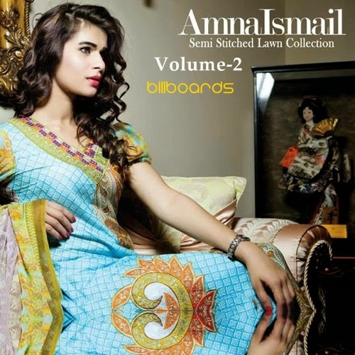 Amna Ismail Lawn Collection 2014 Vol-2 | Amna Ismail Pakistani Lawn ...