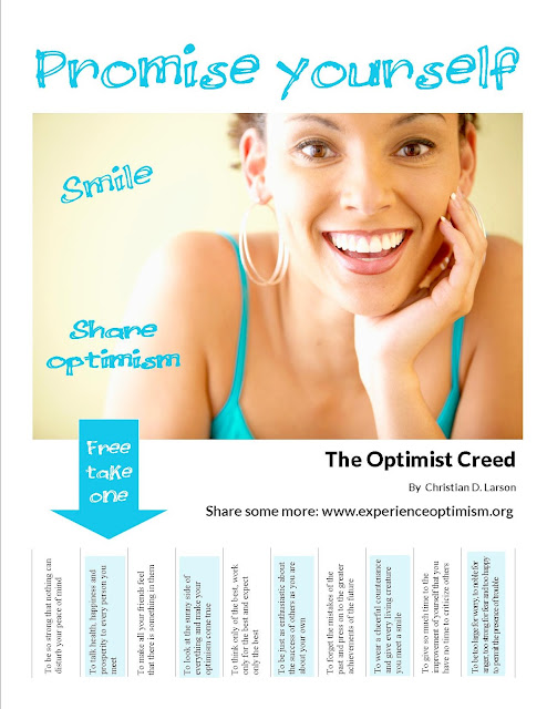 Experience Optimism: Optimism begins with a smile
