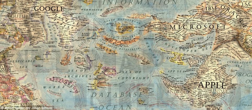 CabelKawan: Carte du monde vintage par Martin Vargic