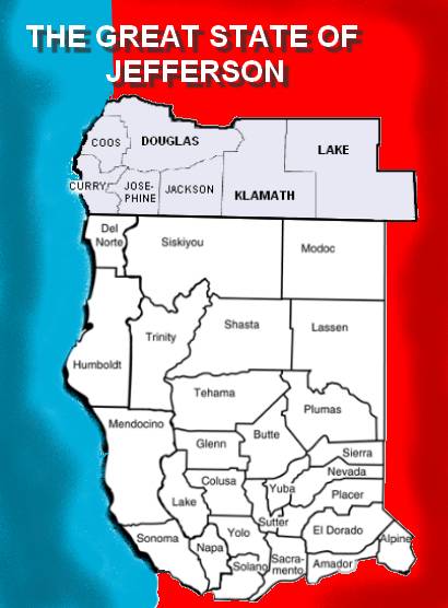 daily timewaster: State of Jefferson?