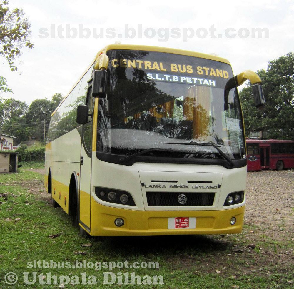 SLTB buses - ශ්‍රී ලංගම බස්: Ashok Leyland Viking AC luxury bus from ...