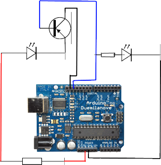 Tutorials & Reviews: PNP Transistor Simple Project W/ Arduino