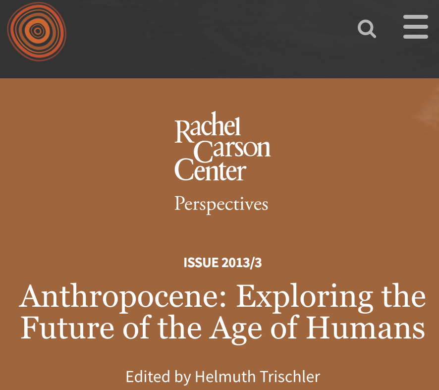 Anthropocene: Exploring the Future of the Age of Humans | #planthro ...