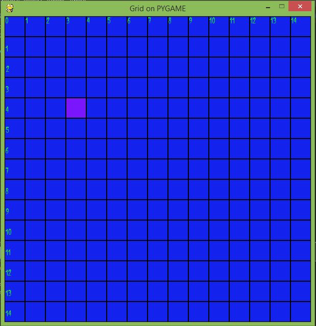 Programando una cuadrícula (Grid) en python con pygame