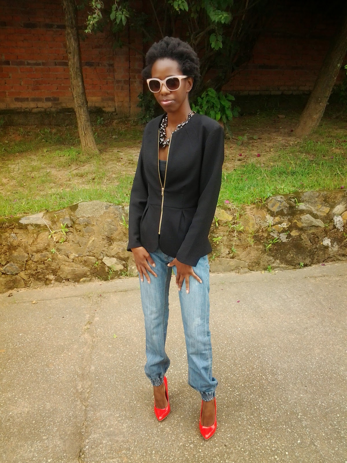 Signature Toscie: Do Denim Joggers