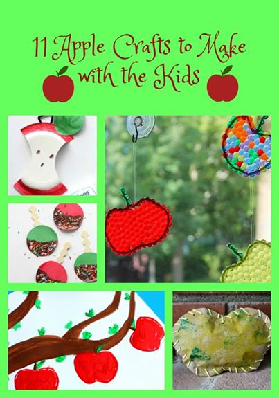 Sweet Silly Sara: 11 Apple Crafts to Make with the Kids