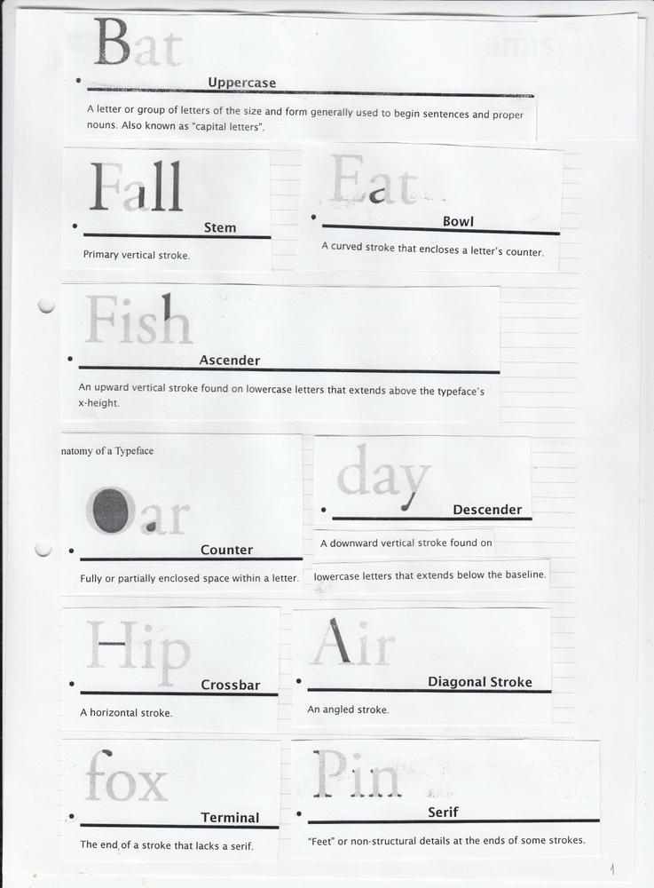 Andrejaa's blog: Part 4: Research - The anatomy of a typeface
