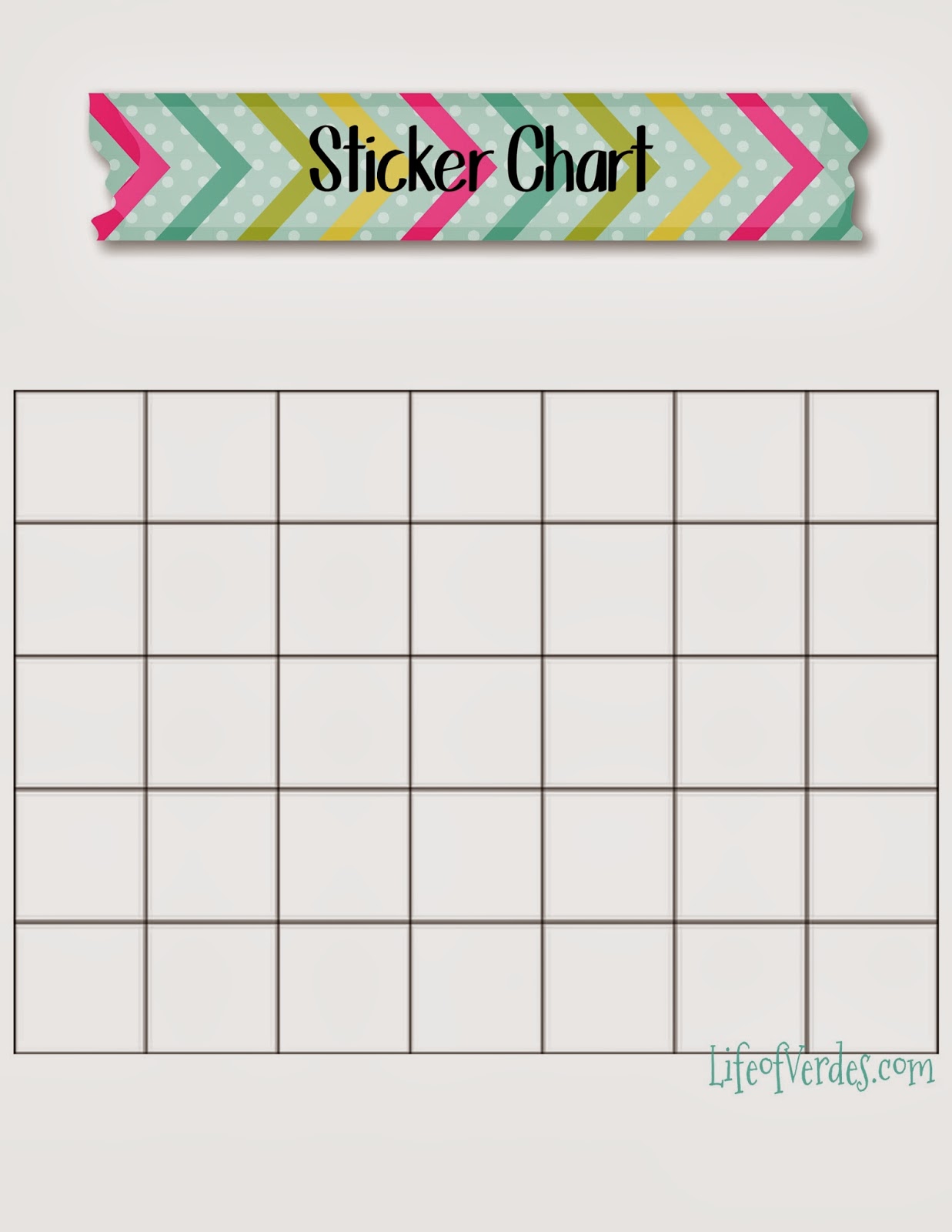 Life of Verde's : Free Washi Tape Themed Preschool Printables!
