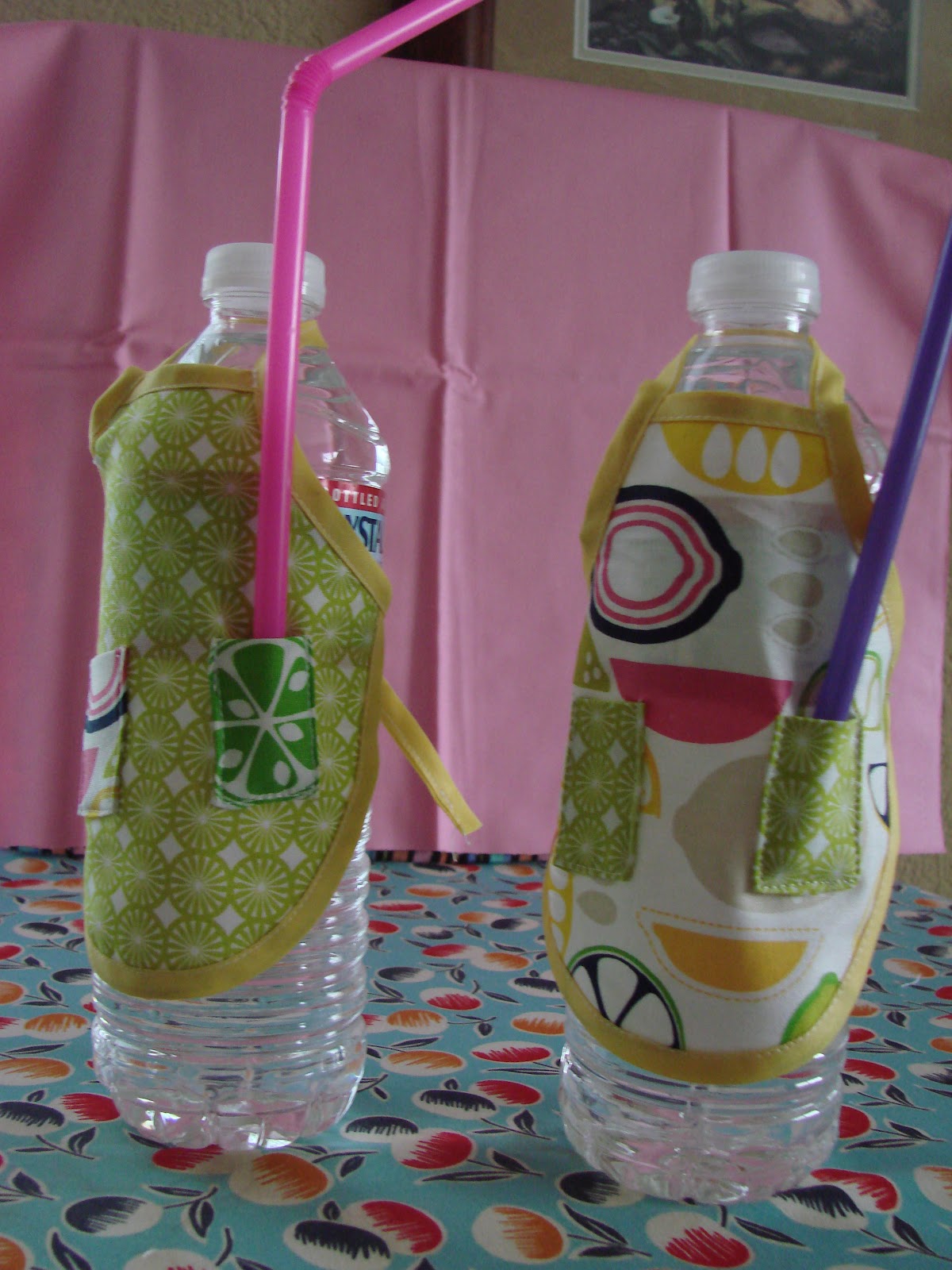 dream quilt create: Water Bottle Apron Class