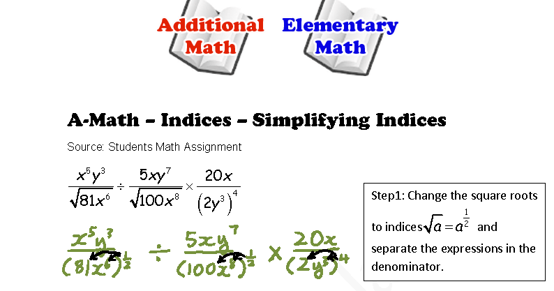 A-Math - Indices - Solving Indices | Singapore Additional Math (A-Math ...