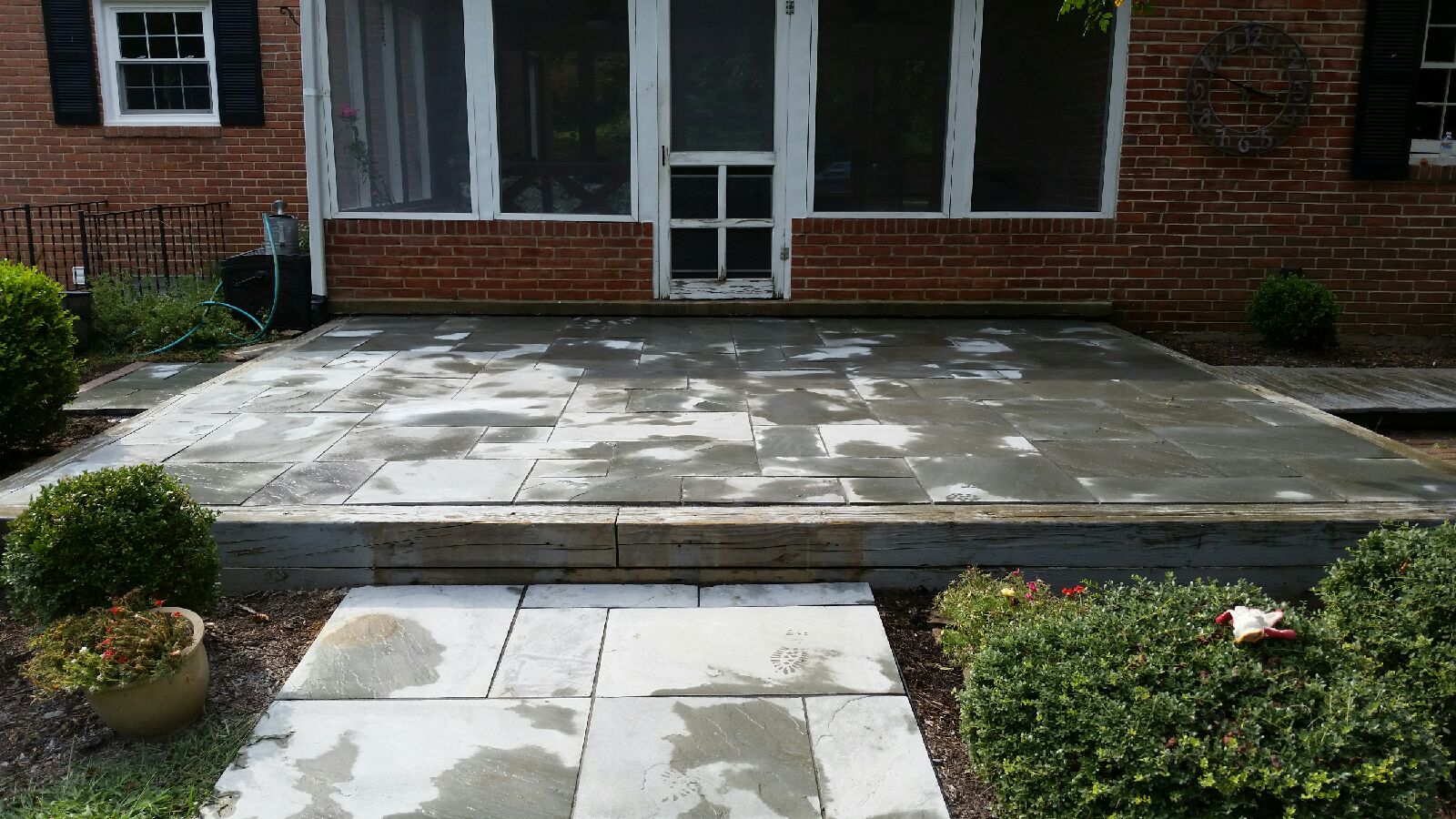 Custom Stoneworks & Design Inc.: Added new pavers inside existing 6x6 ...