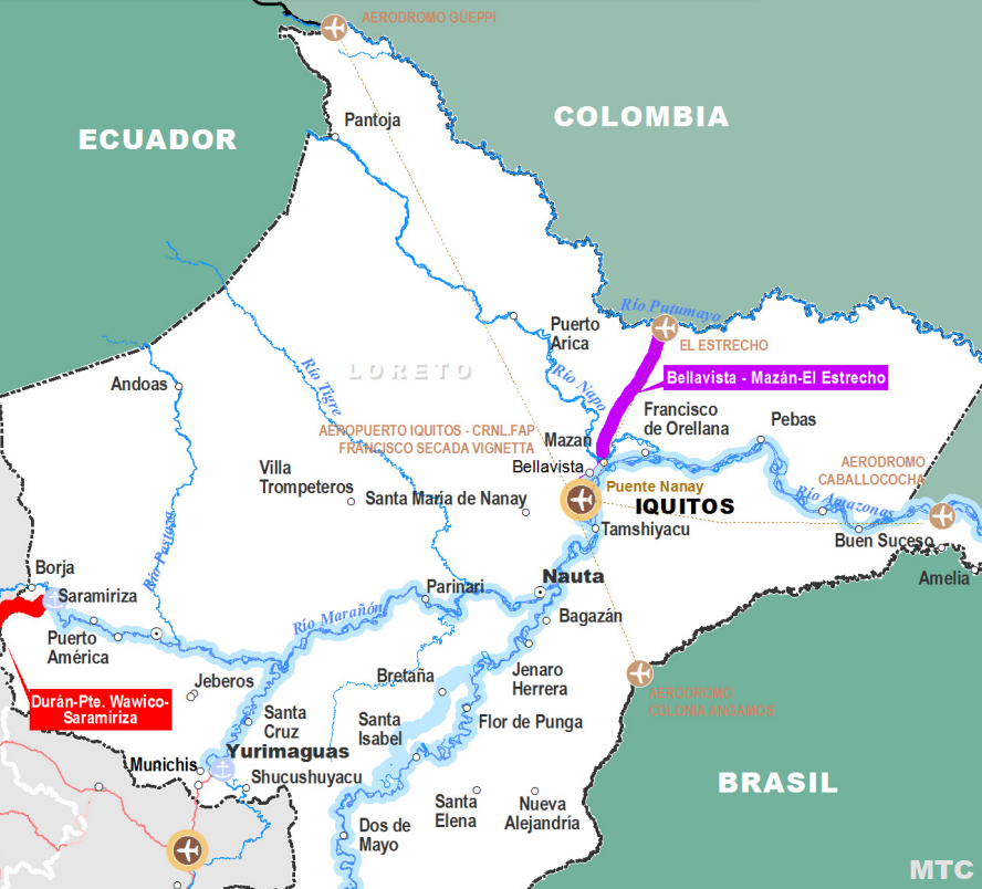 DESARROLLO PERUANO: Uniendo Iquitos con el Río Putumayo