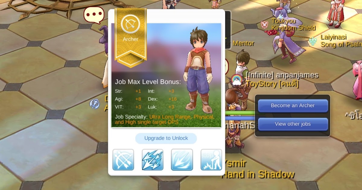 Panduan Build Skill Archer,Hunter,Sniper RO Eternal Love