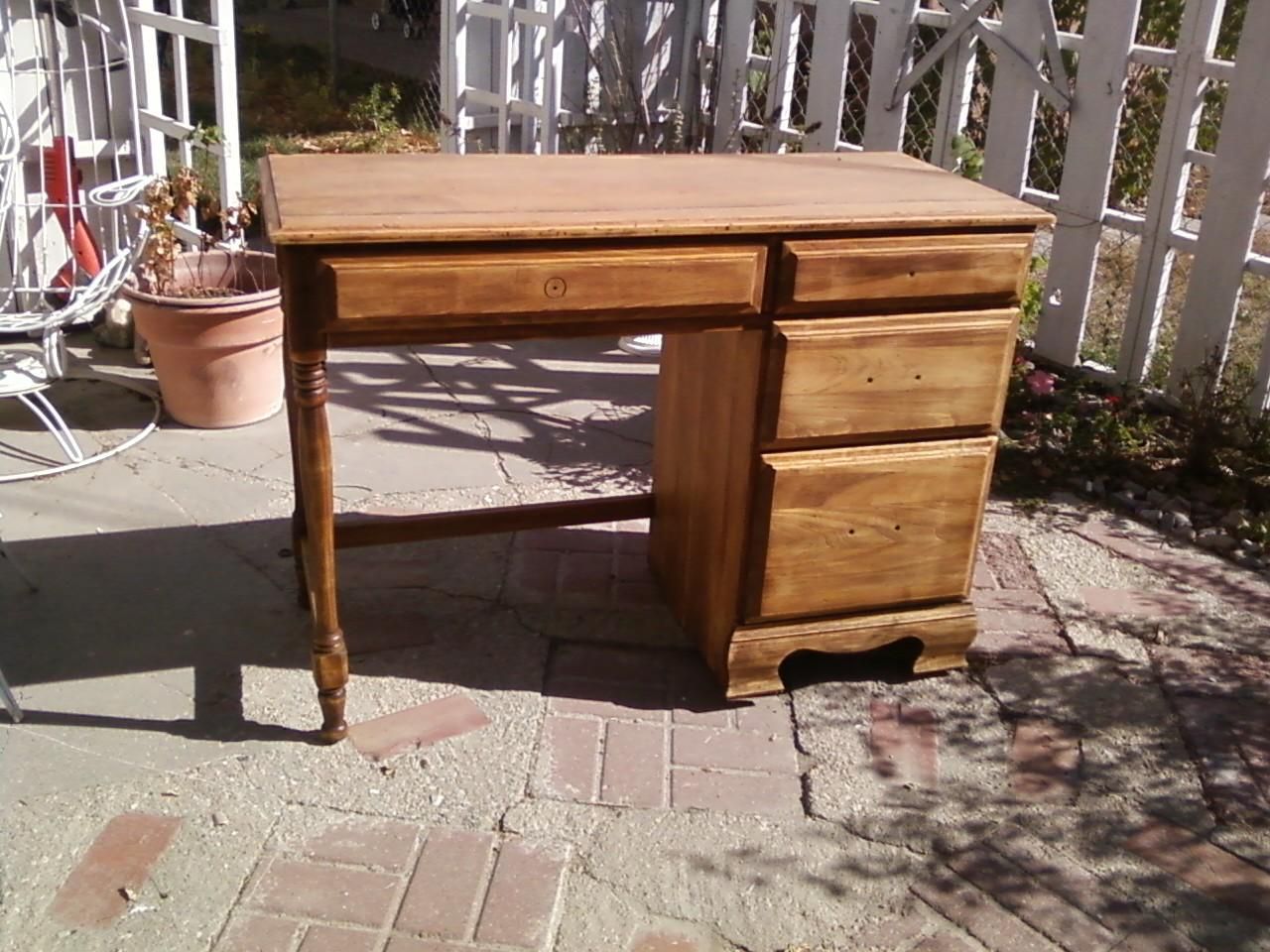 Fine Furniture Care and Repurposing: Repurpose Student Desk