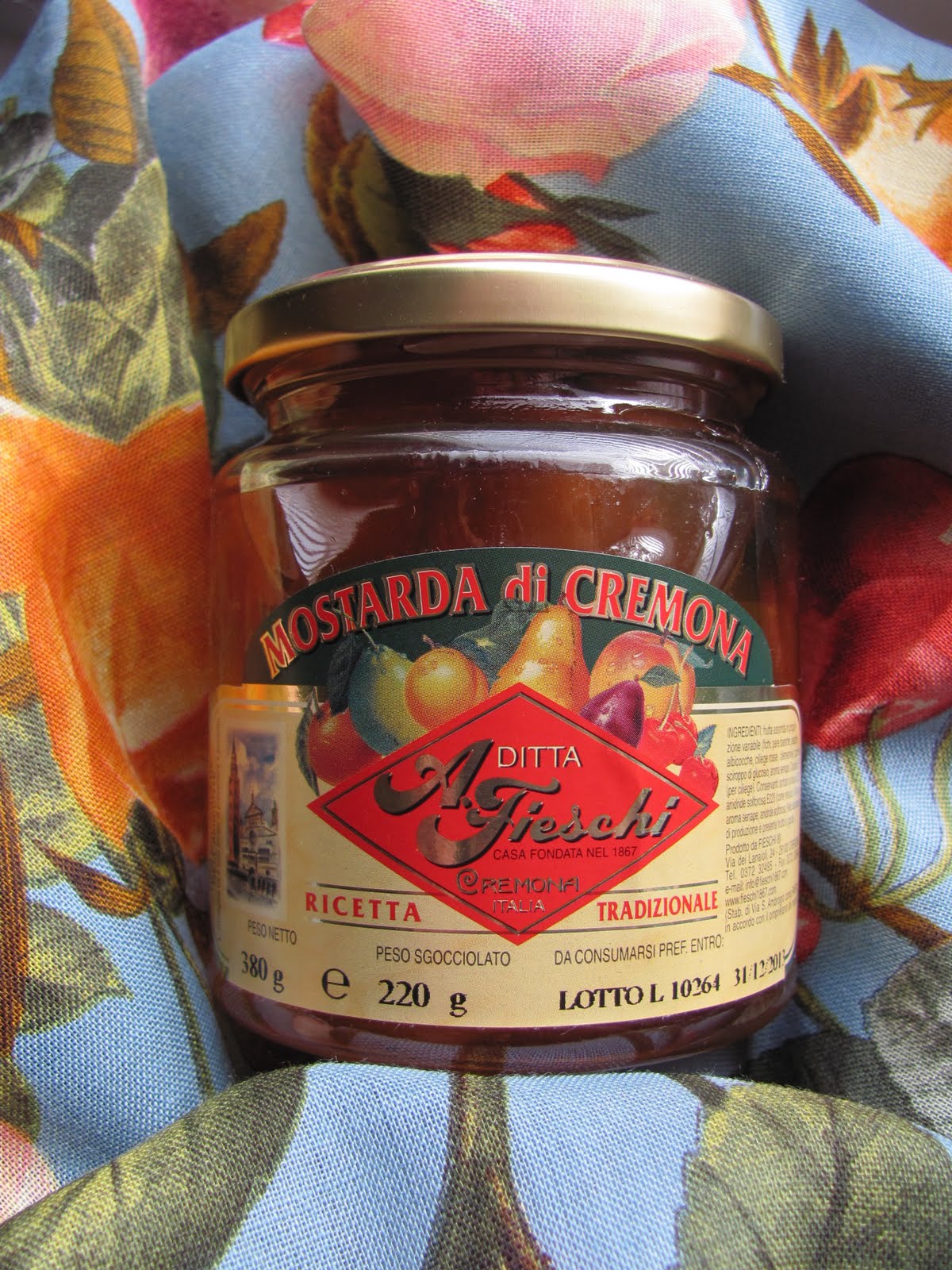 Cuisine Around the World: A. Fieschi Mostarda di Cremona