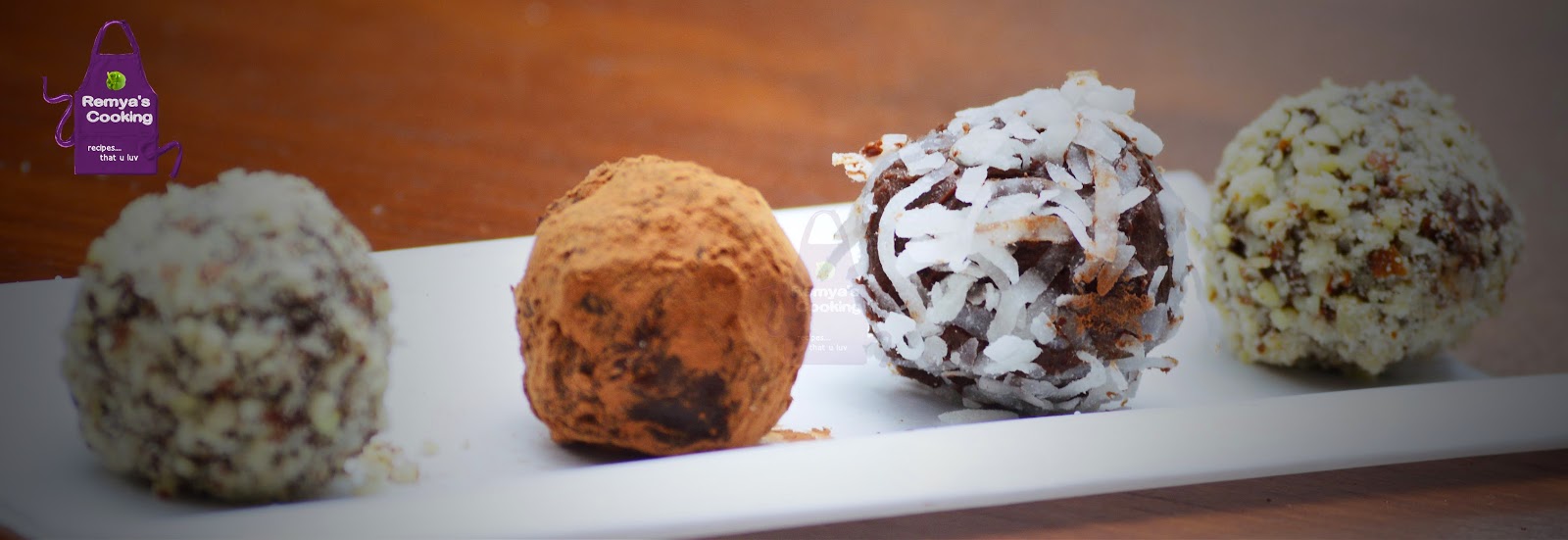 Remya's Baking : Chocolate Truffle Balls