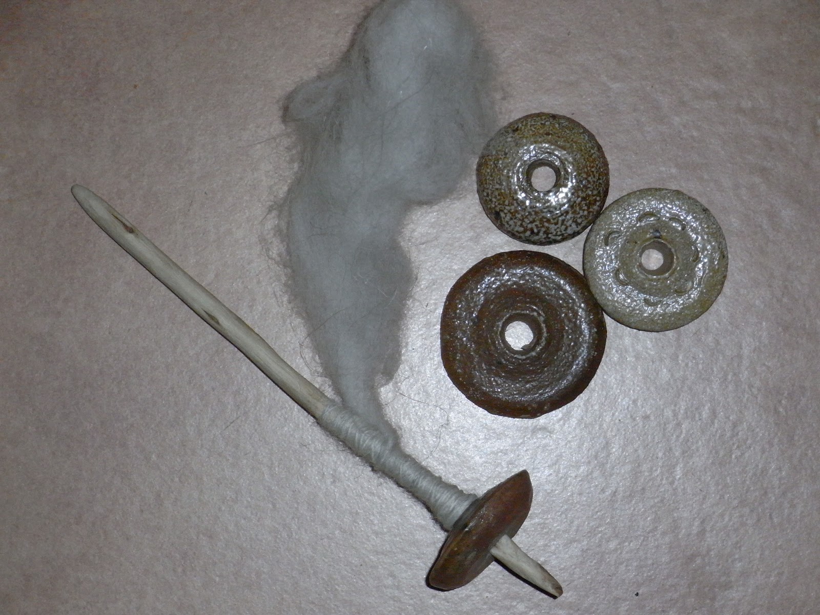 Hordweard- Anglo Saxon 6th Century: Spinning and Wool Preparation