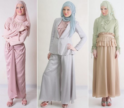 Koleksi Busana Muslim Terbaru Ria Miranda Sambut Idul Adha 2013 ...