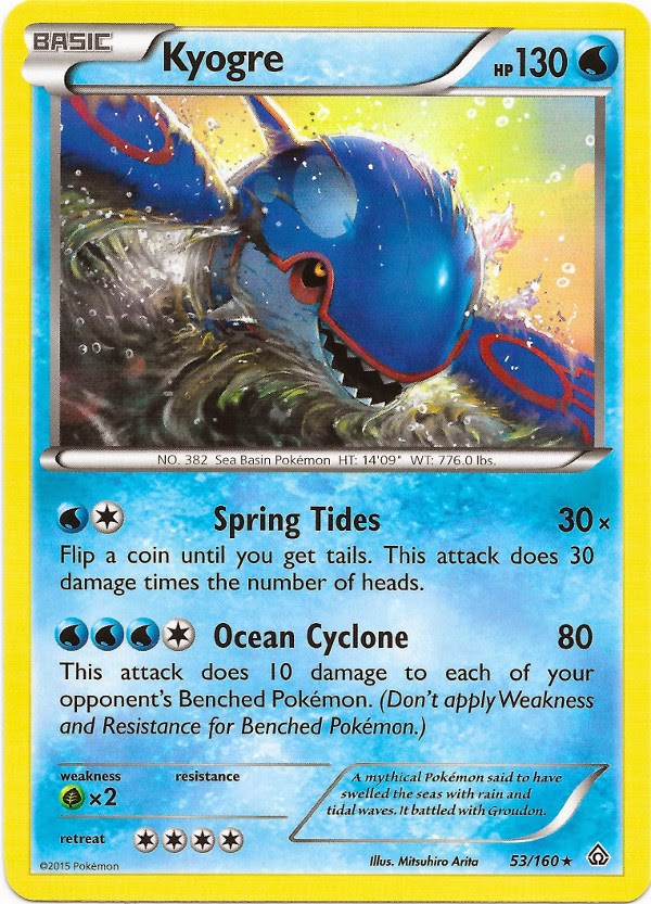 Kyogre -- Primal Clash Pokemon Card Review | PrimetimePokemon's Blog