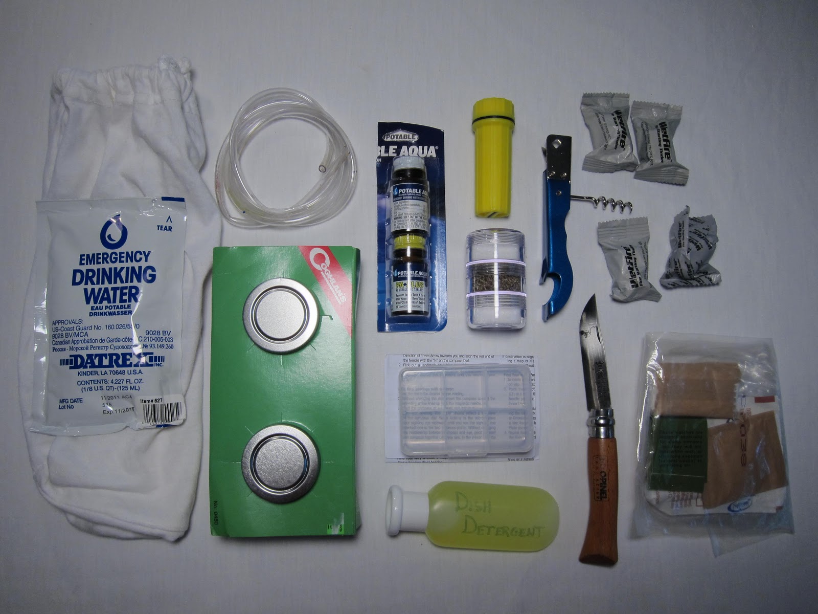 Red Crow Gear: Bug Out Bag Exploded View