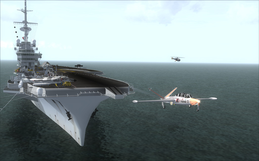 three / point / landing: Opérations aéronavales dans FSX