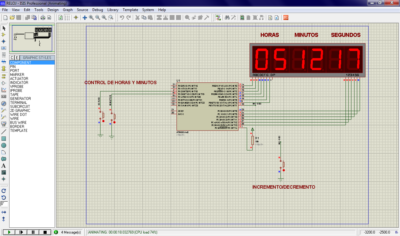MICROCONTROLADORES AVR: RELOJ CON MICROCONTROLADOR AVR