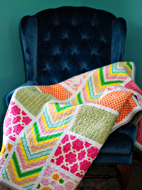 Bijou Lovely: Colorblock Quilt Pattern now available!