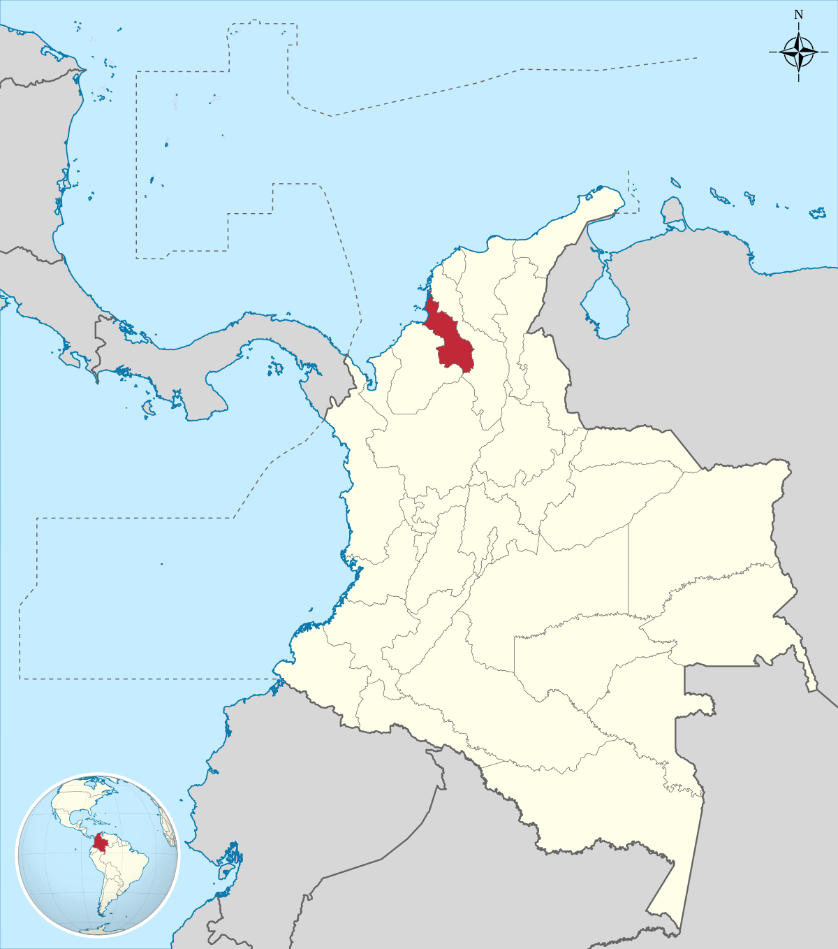 Producto Turístico Sucre Travel : Ubicación