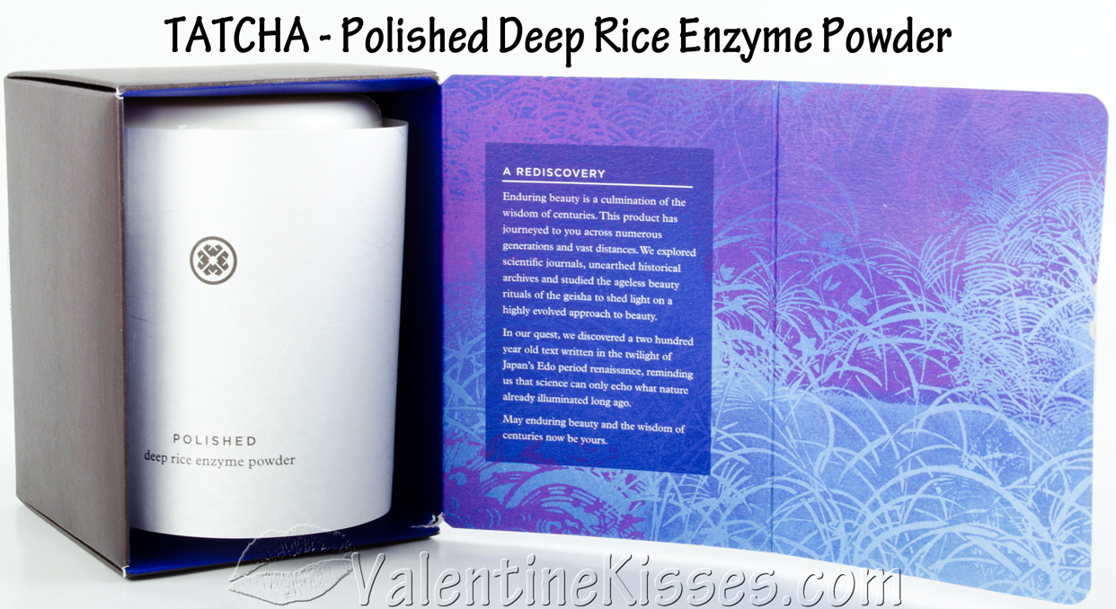 Valentine Kisses: TATCHA Polished Deep Rice Enzyme Powder - pics ...