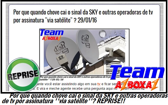 Por que quando chove cai o sinal da SKY e outras operadoras de tv por ...