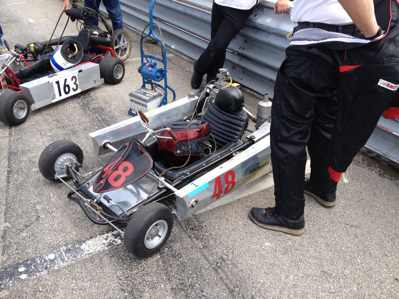 Red Devil Kart Restoration: Vintage karts at Mid-Ohio