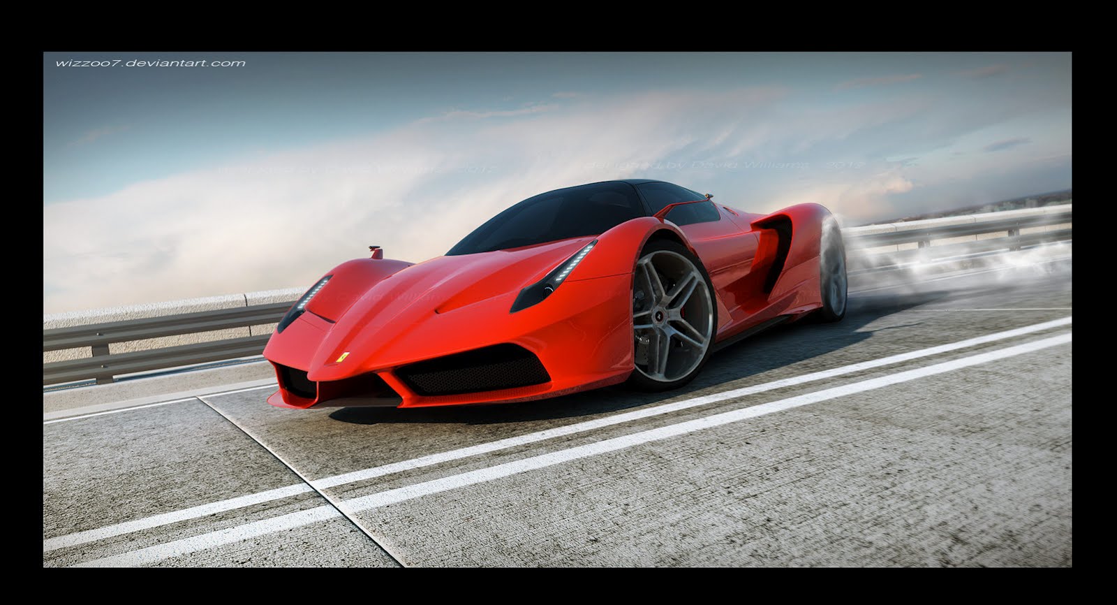 Artist Rendering: Ferrari F70 by David Williams : ebeasts.com