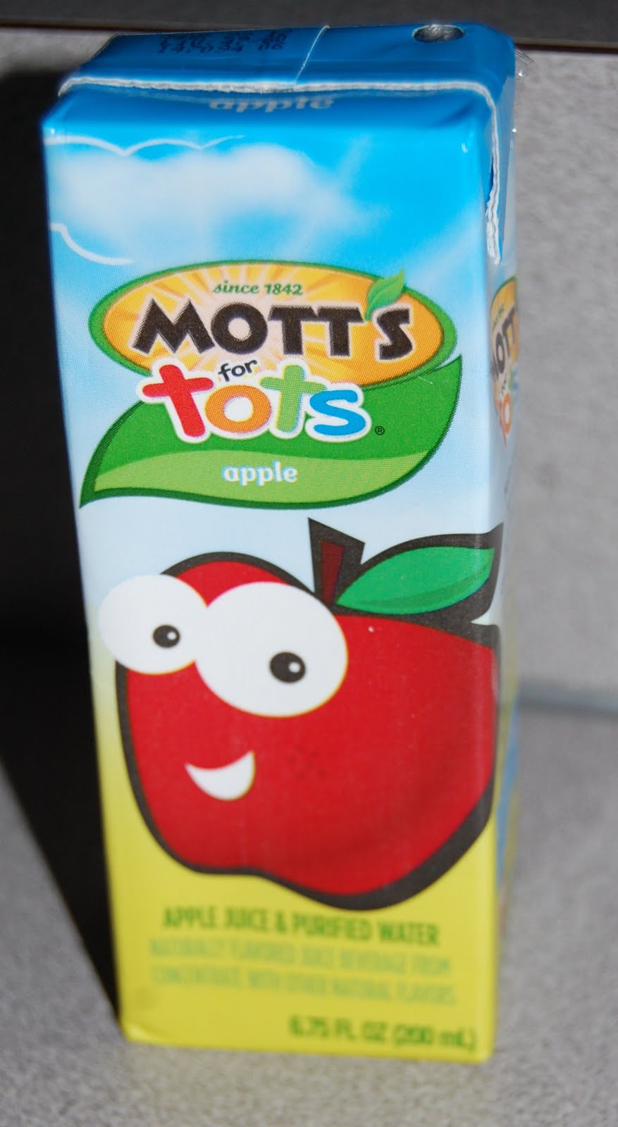 Temporary Waffle: Motts For Tots Apple Juice Boxes