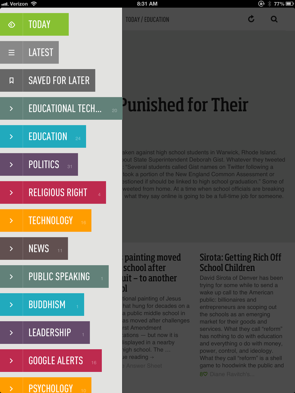 The 21st Century Principal: Feedly: An RSS Reader Replacement for Google Reader