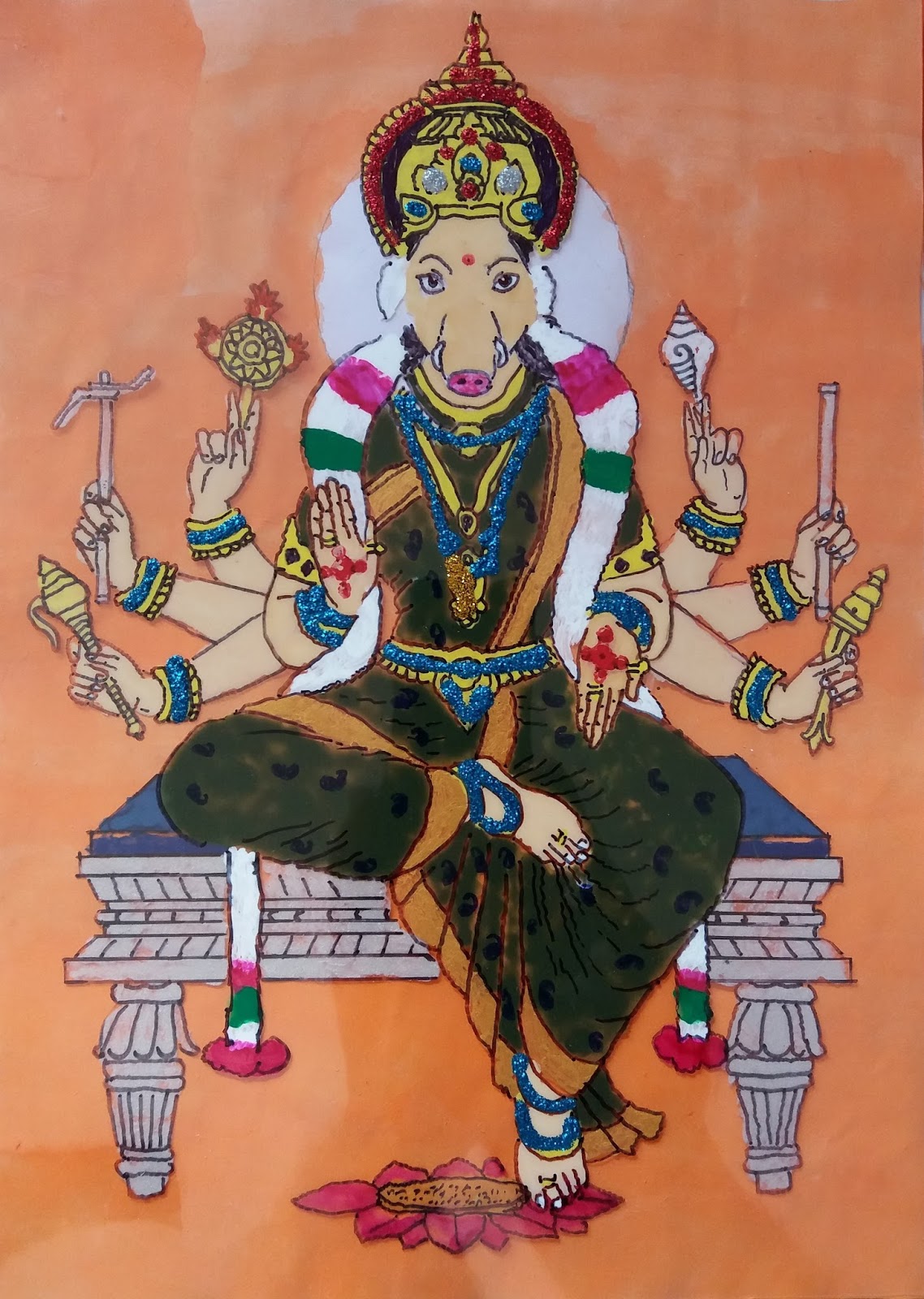 Paintings: Varahi Amman